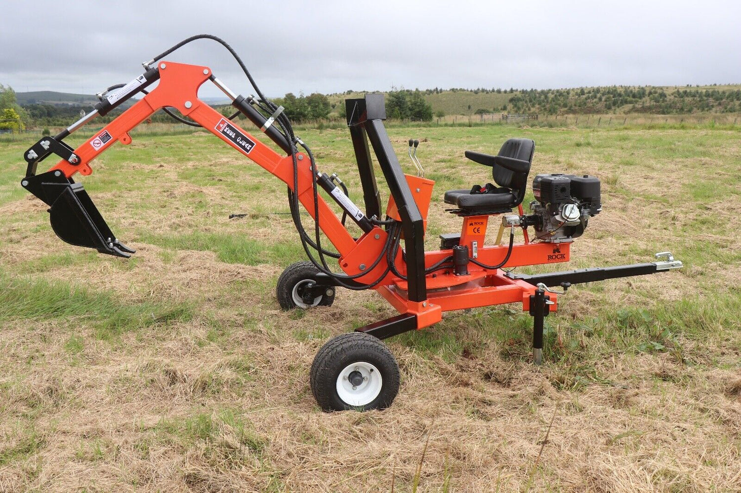 ATV 360-Degrees Backhoe | Products | Rock Machinery