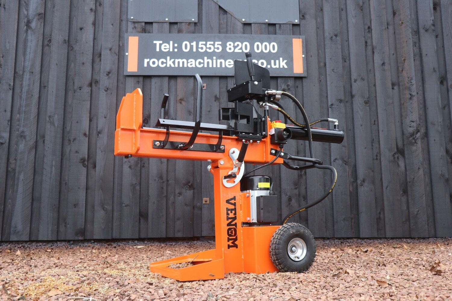 Venom 12 Ton Electric Log Splitter | Rock Machinery