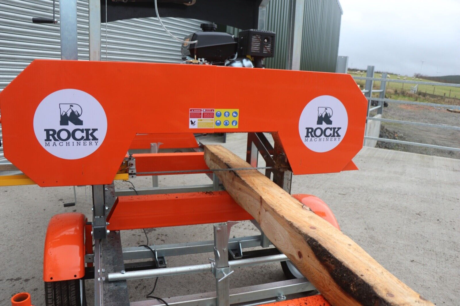 Complete RSM-79T Trailer Mounted Saw Mill | Rock Machinery